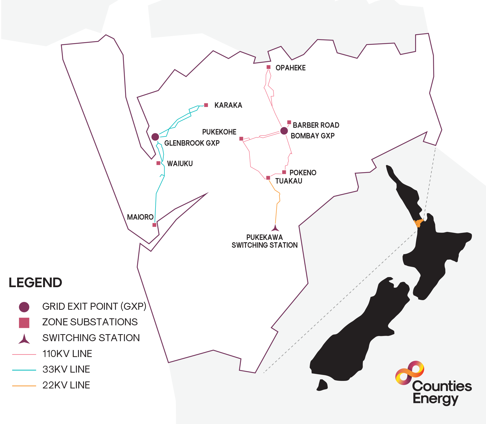 Our network - Counties Energy